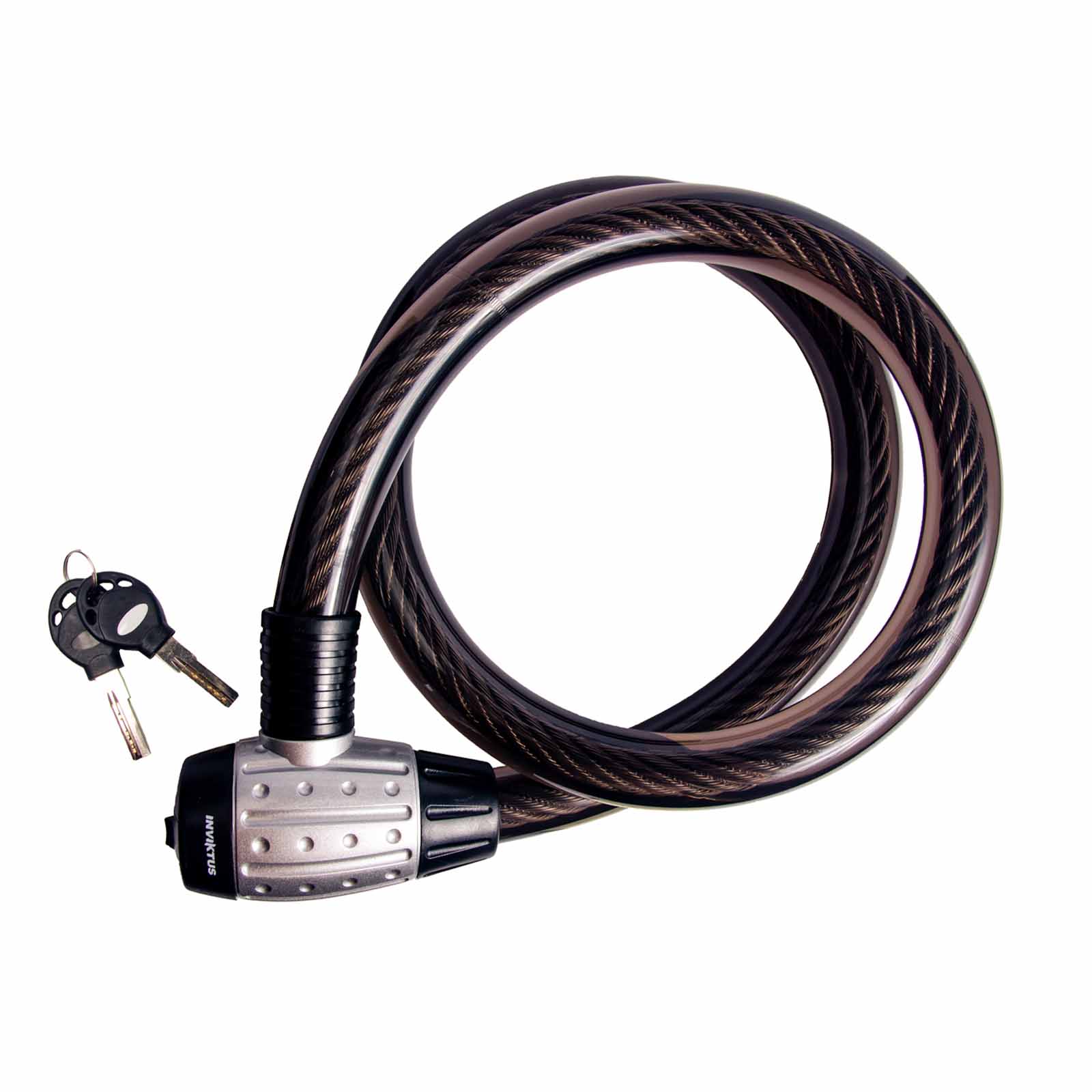 Cadeado Espiral Super Trava com Chave 25 mm x 1,5 metro em Aço Inviktus ...